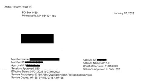 6 aba authorizations and cpt codes