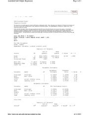 Regression With SAS Annotated Output Annotated SAS Output Regression