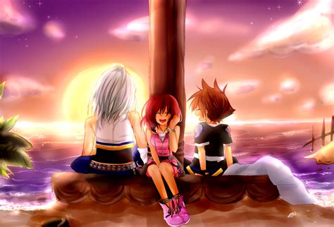Sora Kairi Riku Kingdom Hearts Photo 23098952 Fanpop