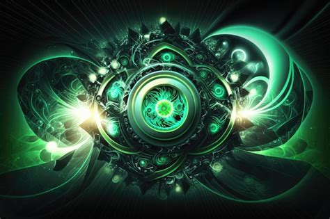 Premium Photo Cosmic Trance And Hypnosis Concept Of Glowing Details