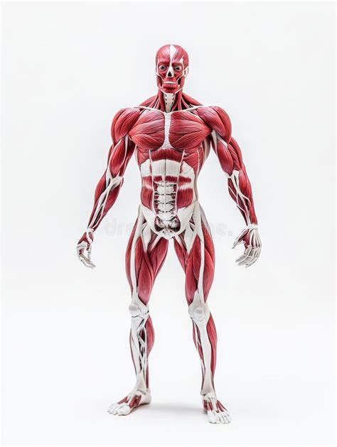 Human Muscular Anatomy Model Detailed Anatomical Model Showcasing The