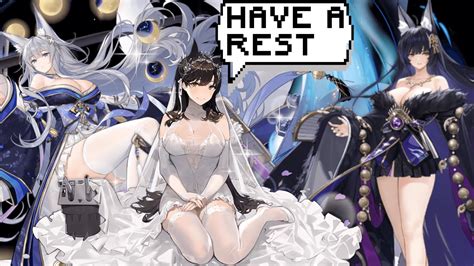Azur Lane Shipgirls Offering Their Bosom As A Place Of Rest Youtube