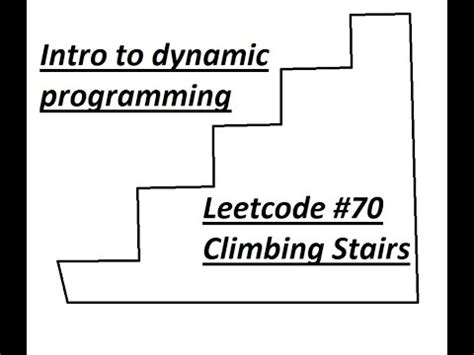 Introduction To Dynamic Programming Leetcode 70 Climbing Stairs