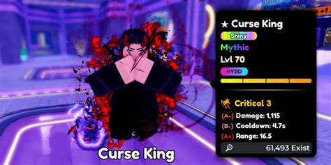 Buy Unit Shiny Evo Curse King Anime Defenders Anime Defenders Roblox