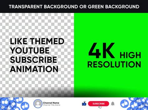 Detailed Animated Overlay For Youtube Videos With Sound Etsy