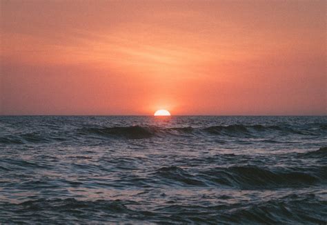 Безплатна снимка море крайбрежие вода хоризонт слънце изгрев