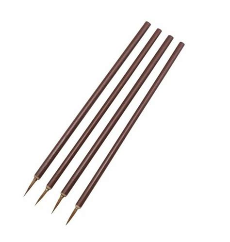 서예붓 문방사우 갈색 후크 라인 펜 수채화 아티스트 아트 아크릴 산성 학생 학습 문구 20 개 티몬