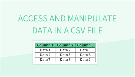 Free Edit Csv File Templates For Google Sheets And Microsoft Excel Slidesdocs