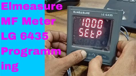 elmeasure mf meter lg 6435 programming youtube