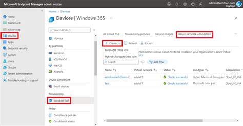 Create Azure Network Connections For Windows Microsoft Learn