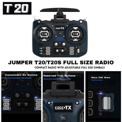 Jual Jumper T20 T20s Elrs 24g 1w Radio Remote Controller Tx Di Seller