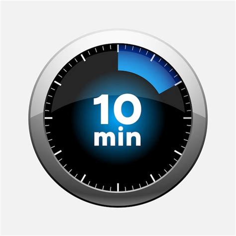 Premium Vector Vector Timer For 10 Minutes