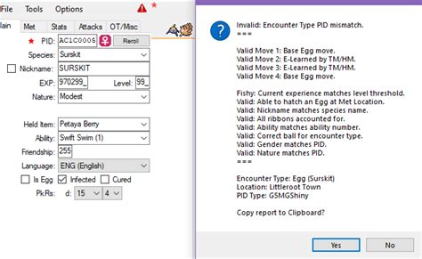 Sometimes When Batch Editing Gen 3 Pokémon Pids An Error Is Thrown For G5mgshiny Being The