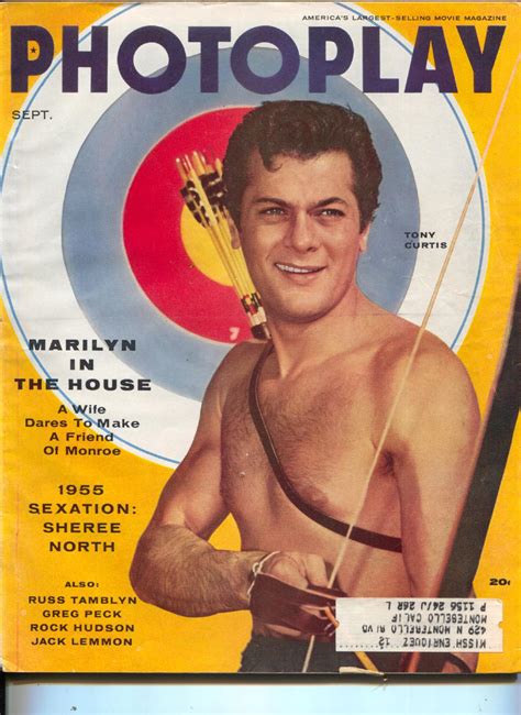 Photoplay Tony Curtis Marilyn Monroe Jack Lemmon Marlon Brando Sept