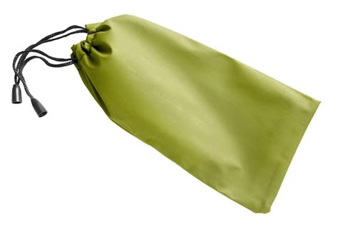 Bolsa Verde Aislada Foto Premium