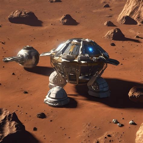 Premium Photo An Asteroid Mining Operation Extracts Valuable Resources From The Depths Of