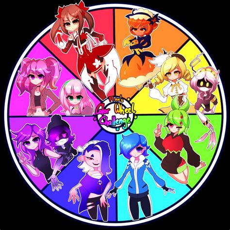 Color Wheel Challenge By Koumakyoutan On Deviantart