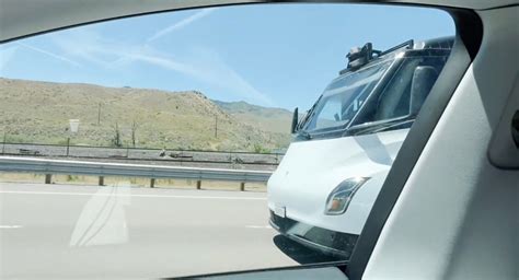 Tesla Semi Spotted Using A Sensor Array Electrek