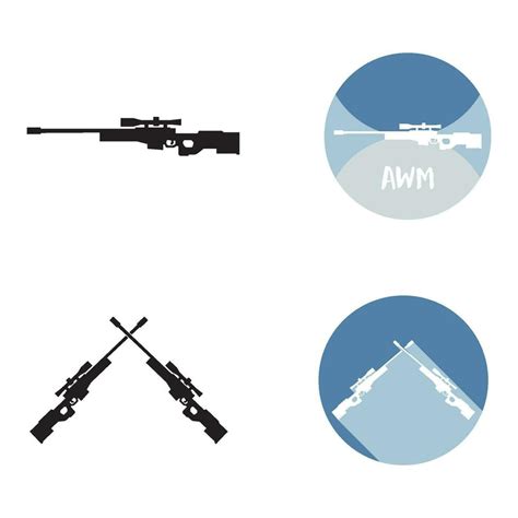 Awm Weapon Icon Vector 26733641 Vector Art At Vecteezy
