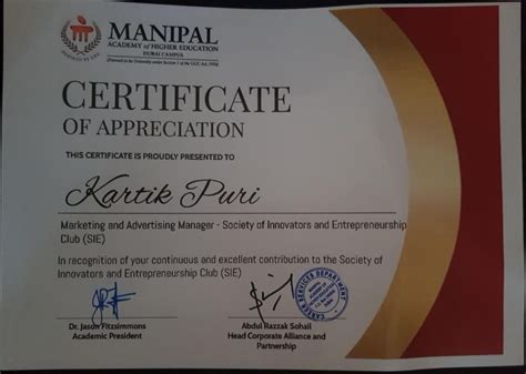 kartik puri on linkedin enterpreneurship club mahedubai 15 comments