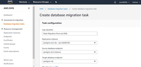 Migrate Postgres Database From Ec2 Instance To Rds Using Aws Dms Data Migration Services