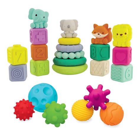 Coffret activités d éveil silicone BKids King Jouet Coffret cadeaux