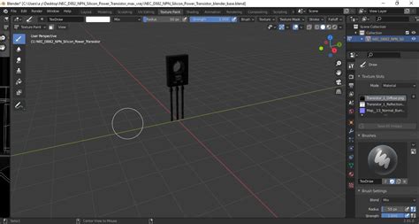 Nec D882 Npn Silicon Power Transistor 3d Model 19 3ds Blend C4d Fbx Max Ma Lxo Obj