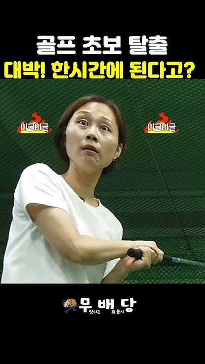 가성비 대박 골프 초보 한시간만에 탈출하는 법 골프스윙 골프레슨 골프스윙 Youtube