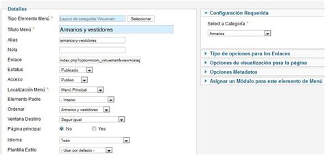 Creación de submenús Joomla Foro Webempresa