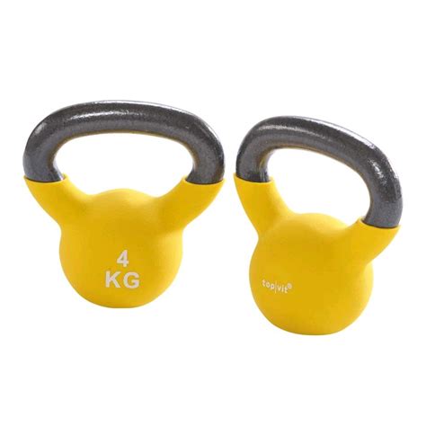 Pader Top Vit® Kettlebells Neoprene 4 0 Kg Yellow 1 Item