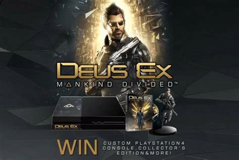 Sony Playstation 4 Deus Ex Mankind Divided Console Consolevariations