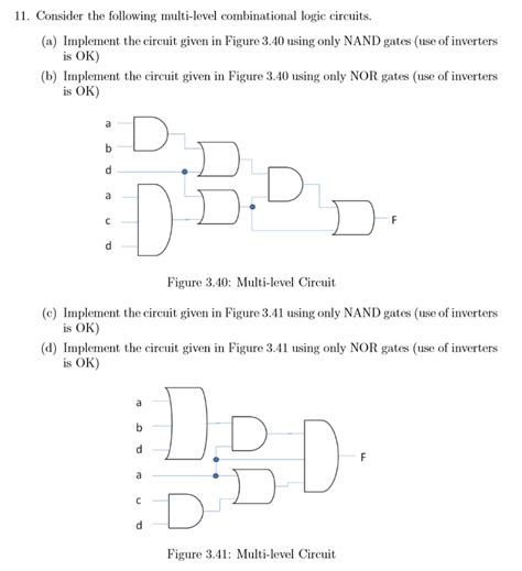Solved Consider The Following Multi Level Combinational Chegg