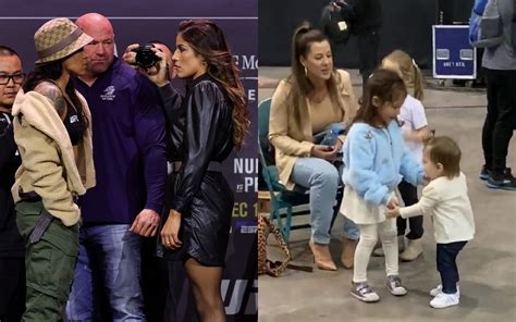 Ufc 269 Watch Julianna Penas Daughter Adorably Hugs Amanda Nunes Daughter After The Ufc 269
