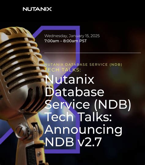 Kjell Einar Anderssen On Linkedin Nutanix Database Service Ndb Tech