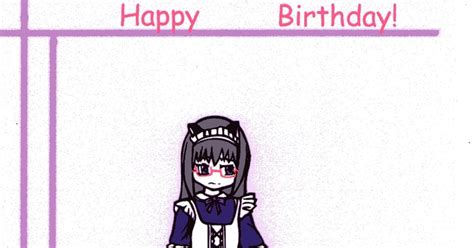 暁美ほむら ネコミミメイドほむら カナウのマンガ 魔法少女まどかマギカ 切り絵 誕生日 Pixiv