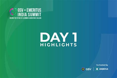 Nikita Gupta On Linkedin Top 7 Things We Learnt On Day 1 Of The Gsv