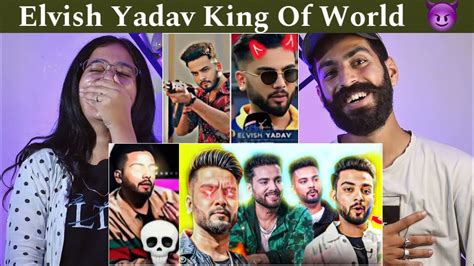 Reaction On Elvish Yadav Thug Life And Attitude Moments Elvish Yadav