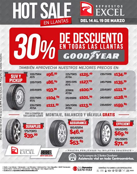 Hot Sale De Llantas Para Vacaciones 2016 Gracias Excel Automotriz