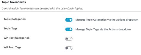 Global Topic Settings Learndash Help