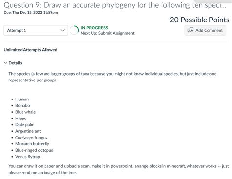 solved i am needing an accurate phylogenetic tree created