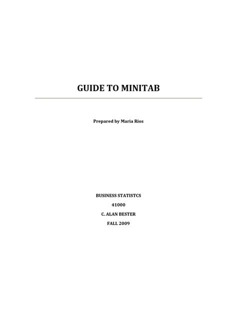 minitab guide pdf microsoft excel command line interface