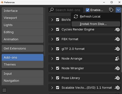 Missing Manifest Error When Installed Addon Blender4 2 Python