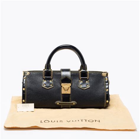 Louis Vuitton Black Suhali Leather Lepanoui Pm Bag For Sale At 1stdibs