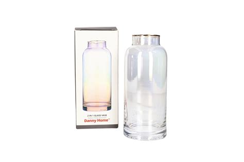 Glass Plant Vase 19cm Homeware