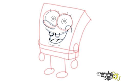 How To Draw Spongebob Step By Step DrawingNow
