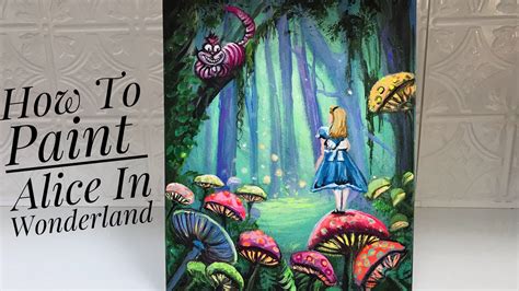 HOW TO PAINT ALICE IN WONDERLAND CHESHIRE CAT STEP BY STEP TUTORIAL FANTASY ART YouTube