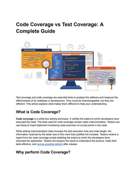 Code Coverage Vs Test Coverage A Complete Guide Pdf