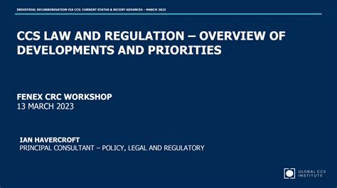 CCS Workshop Presentations March Future Energy Exports