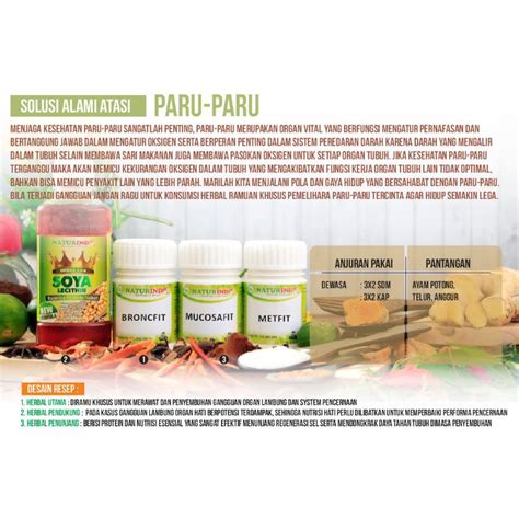 Jual NATURINDO PAKET OBAT HERBAL ASMA SESAK NAFAS BRONCHITIS TBC