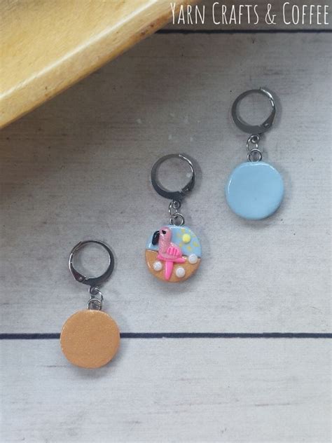 Clay Flamingo Stitch Marker Yarn Crafts And Coffee